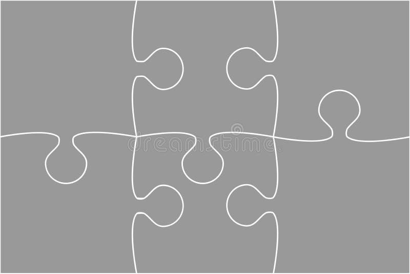 Vector Grey Piece Puzzle Jigsaw. Stock Vector - Illustration of ...