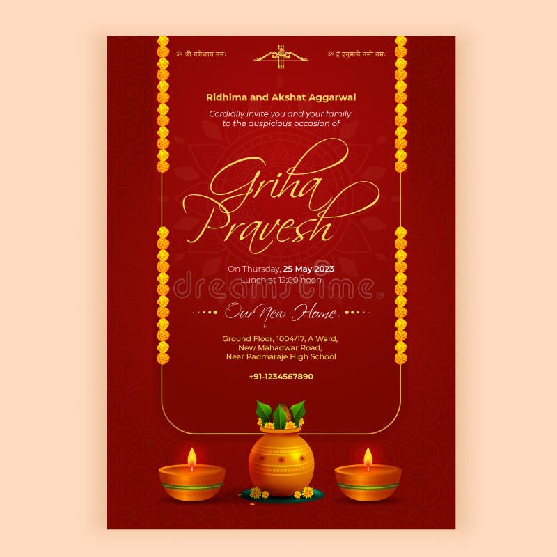 Pravesh Logo Dream Home Griha Guaranteed Pravesh