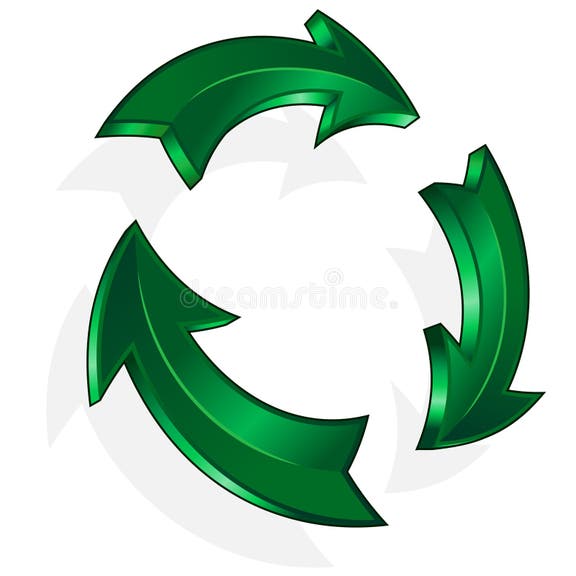 Vector groene pijl vector illustratie. Illustration of website - 15021770