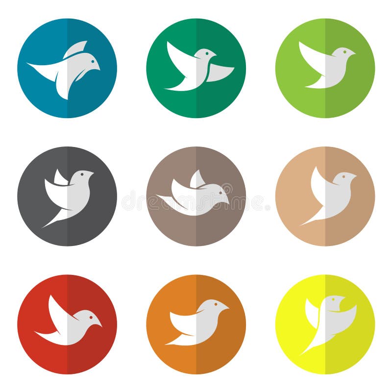 Circle Bird Stock Illustrations – 32,010 Circle Bird Stock ...