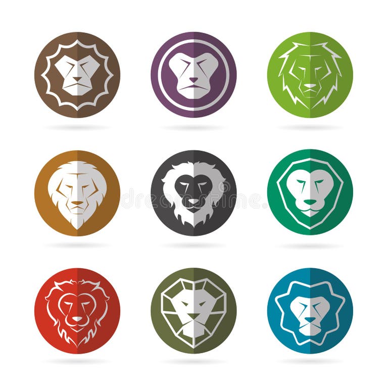 Lion Circle Stock Illustrations – 6,708 Lion Circle Stock Illustrations ...