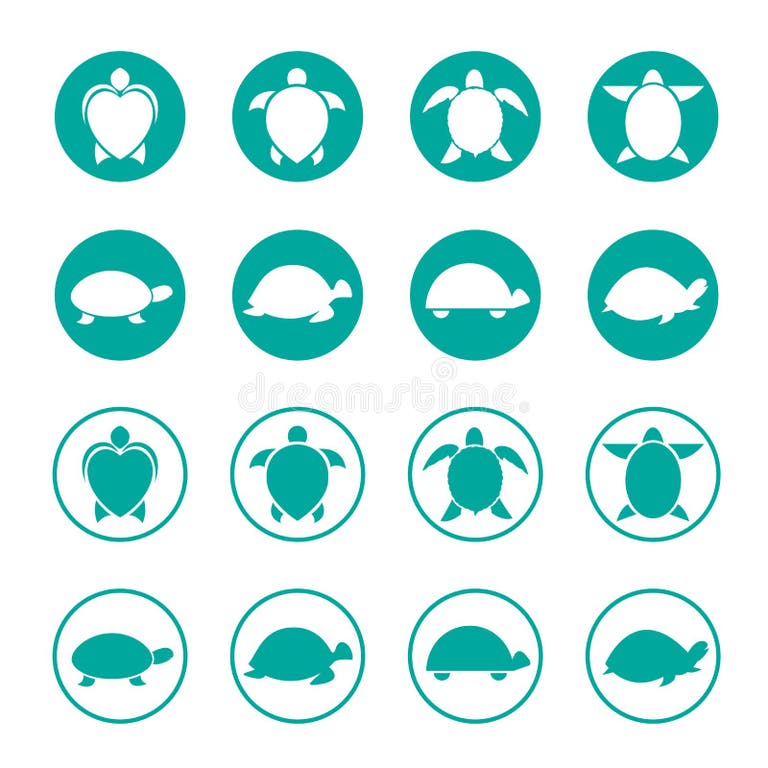 Cute Turtle Circle Stock Illustrations – 655 Cute Turtle Circle Stock ...