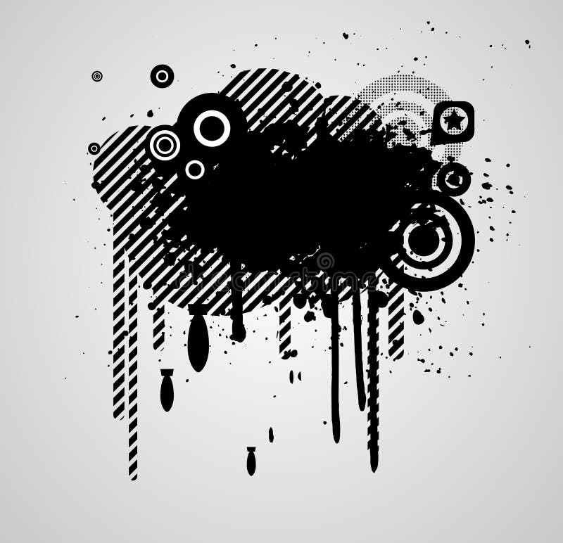 Ink splat overlay stock vector. Illustration of halftone - 4044327