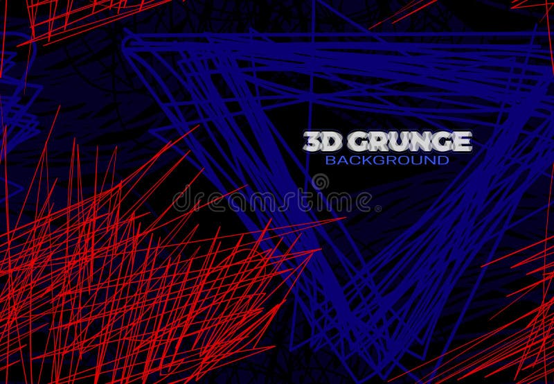Vector Grunge Background with Optical Effect of Depth. Creative ...