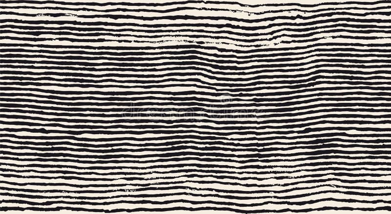 Vector Grunge Brush Painted Lines Pattern Stock Vector - Illustration ...