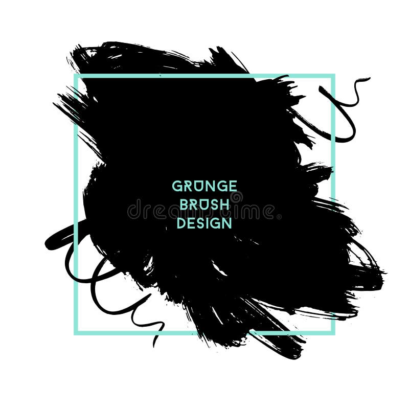 Vector Grunge Brushed Background Stock Vector - Illustration of grey ...