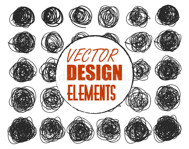 Vector Grunge Dots for Design with Signature on Two Layers. Eps 10 ...