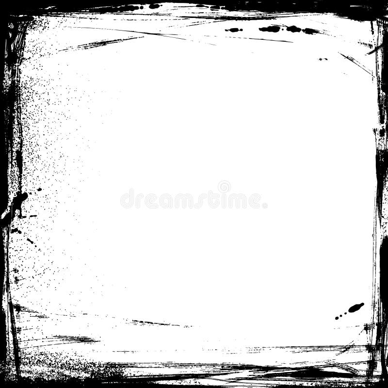 Vector Grunge Border Frame stock vector. Illustration of frame - 8281472