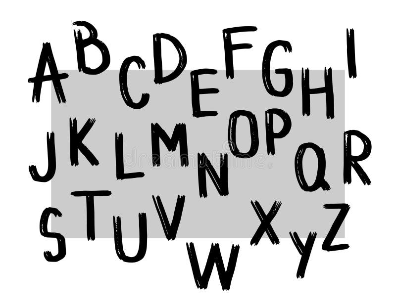 Handwritten Text Background. Seamless Pattern. Square Black and White ...