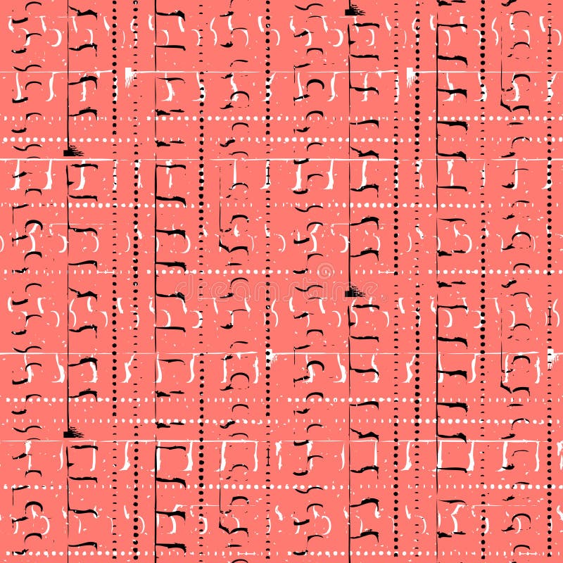 Vector Grunge Pattern with Random Abstract Lines Stock Vector ...