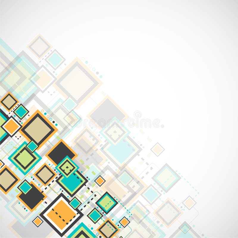 Vector Grunge Retro Square Background. Stock Vector - Illustration of ...