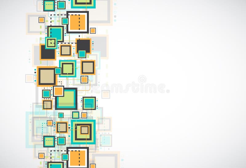 Retro square design stock illustration. Illustration of retro - 265150