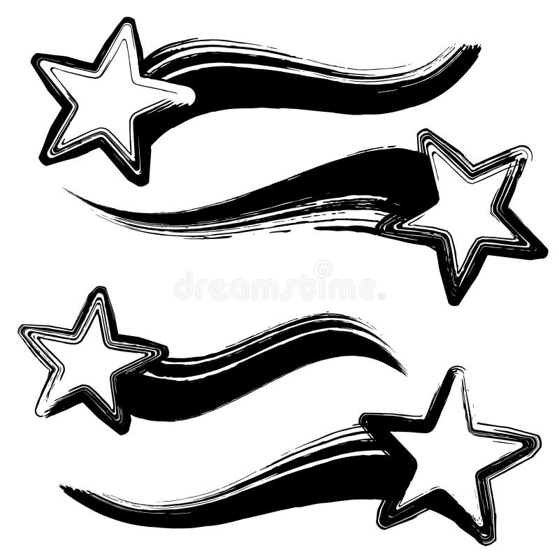 Retro Shooting Star Stock Illustrations – 1,495 Retro Shooting Star ...