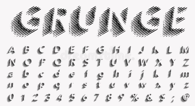 Grunge shadow abc stock vector. Illustration of letter - 304512005