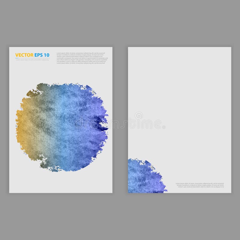 Vector Grunge Template Header Design. Stock Vector - Illustration of ...