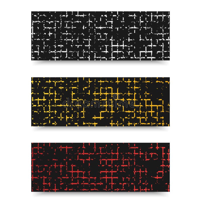 Vector Grunge Template Header Design. Stock Vector - Illustration of ...