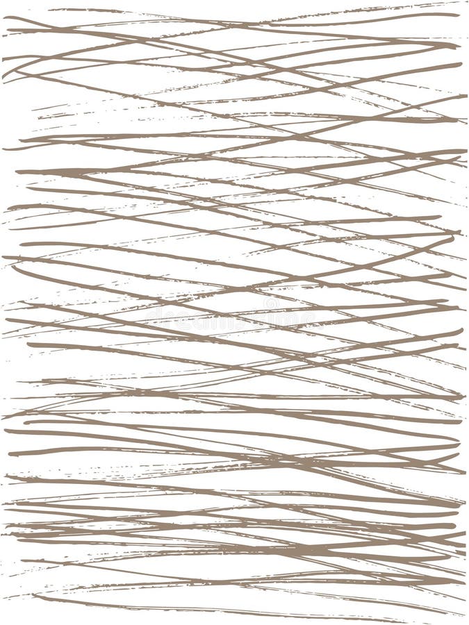 Vector Grunge Texture of Horizontal Hand Drawn Lines. Abstract Lines ...