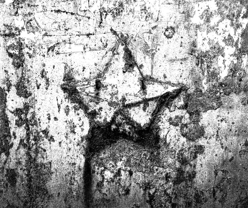 Vector Grunge Texture of a Rotten, Dirty, Rough, Uneven, Shattered Five ...