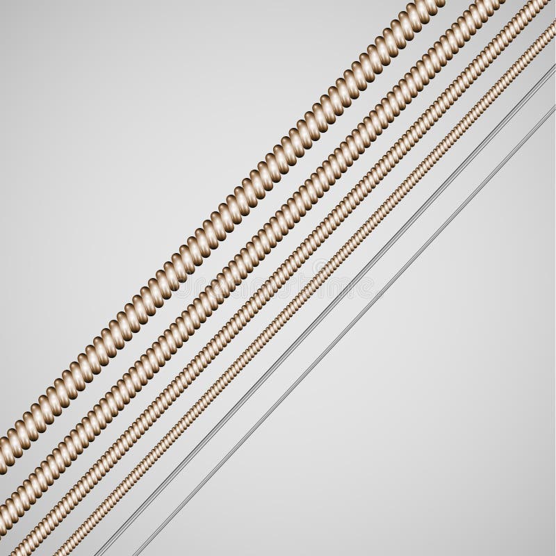 Vector guitar strings stock vector. Illustration of guard - 189156801