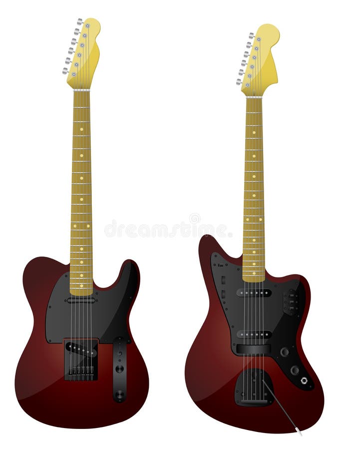Guitar Fender Telecaster Vector Stock Illustrations – 57 Guitar Fender ...