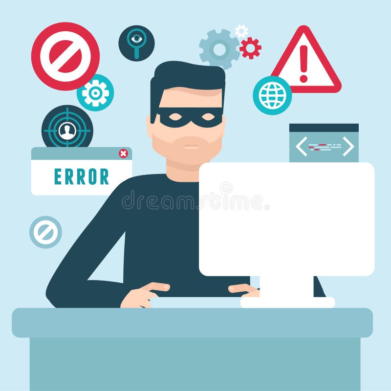 Anonymous hacker team stock vector. Illustration of information - 64580525