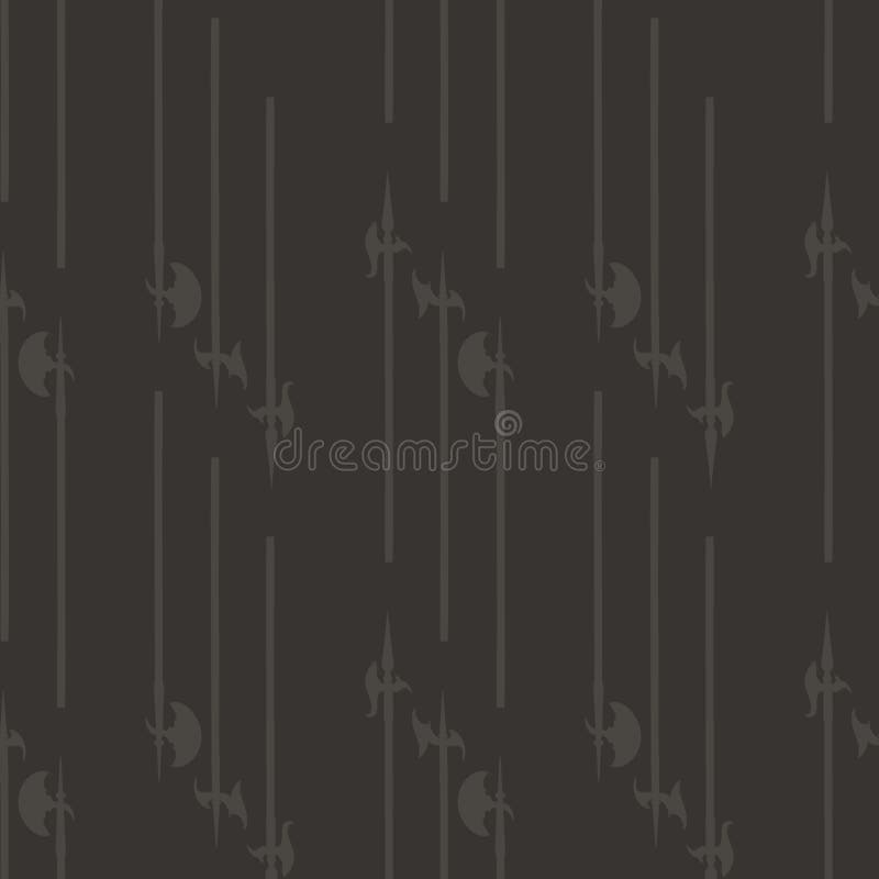 Vector Halberds Pattern stock illustration. Illustration of shaft ...