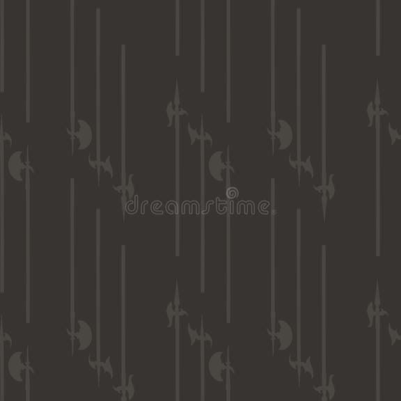 Vector Halberds Pattern stock illustration. Illustration of shaft ...