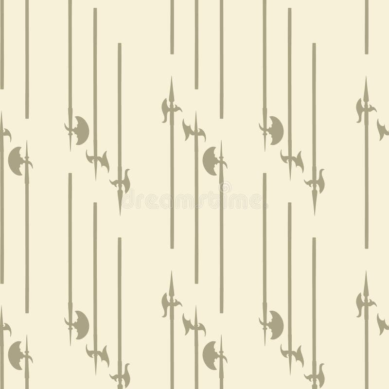 Vector Halberds Pattern stock vector. Illustration of background - 65414295