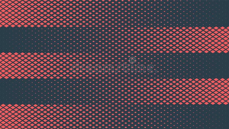 Vector Half Tone Checkered Pattern Rhombus Dots Mod Texture Red Blue ...