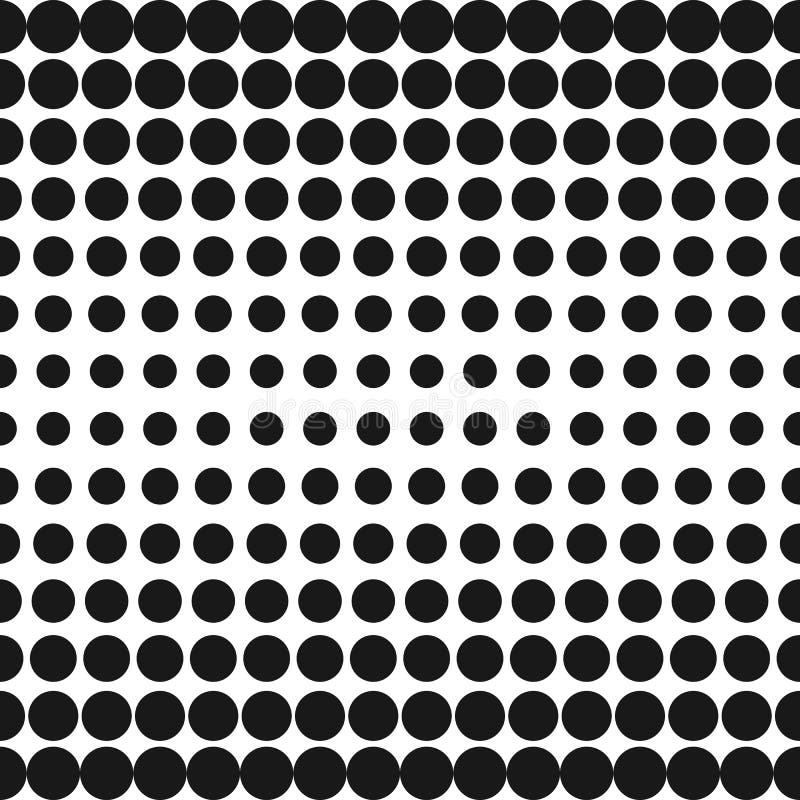 Vector Half Tone Circles Pattern. Halftone Dots Background. Stock ...