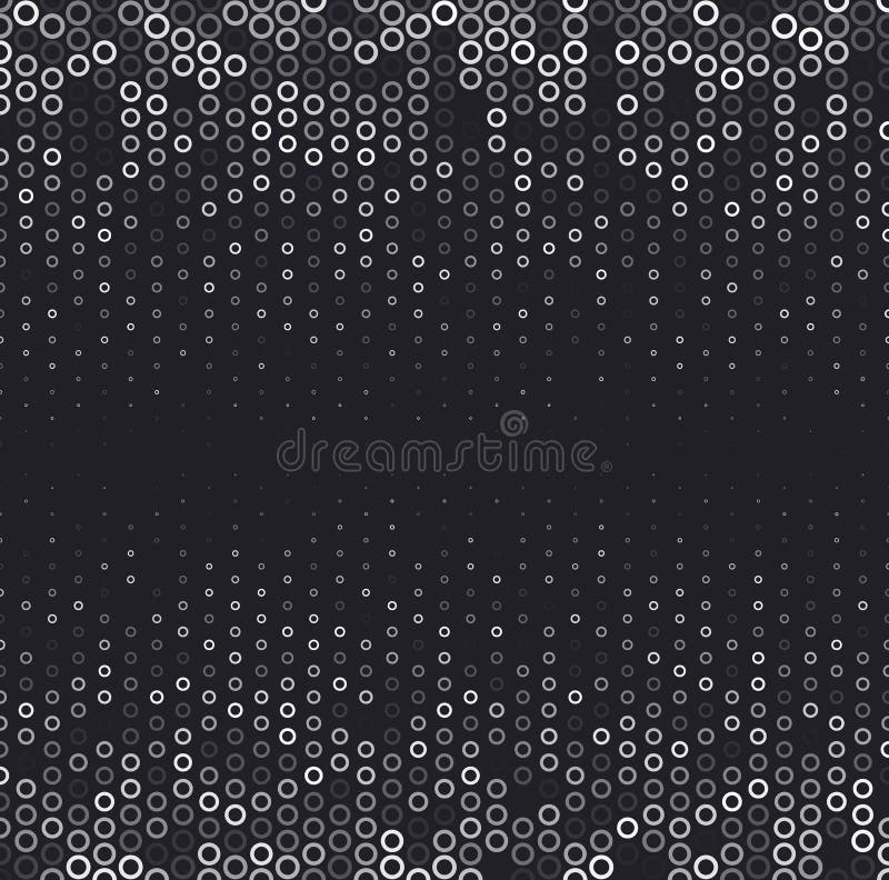 Vector Halftone Abstract Background, Black White Gradient Gradation ...