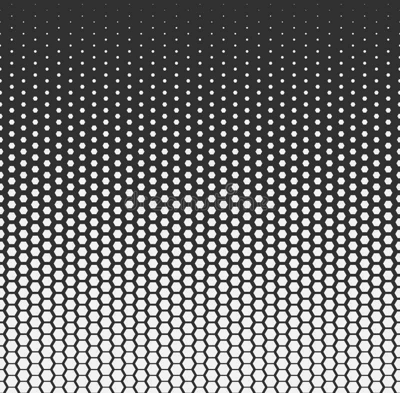 Vector Halftone Abstract Background, Black White Gradient Gradation ...
