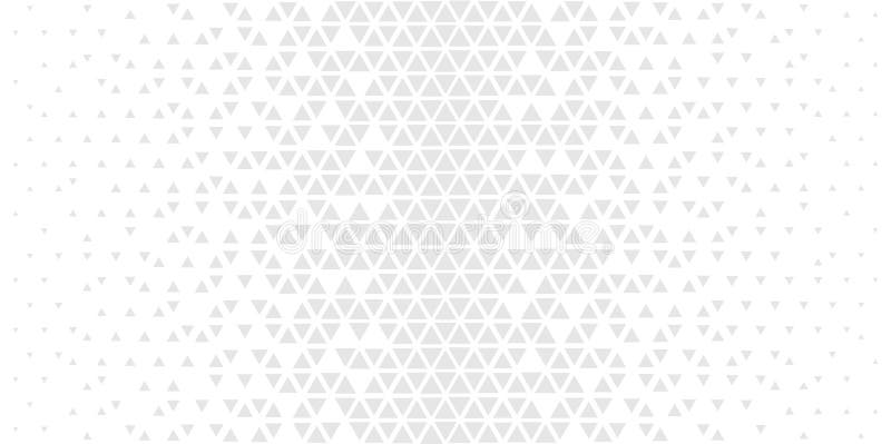 Vector Halftone Abstract Background. Monochrome Triangle Polygonal ...