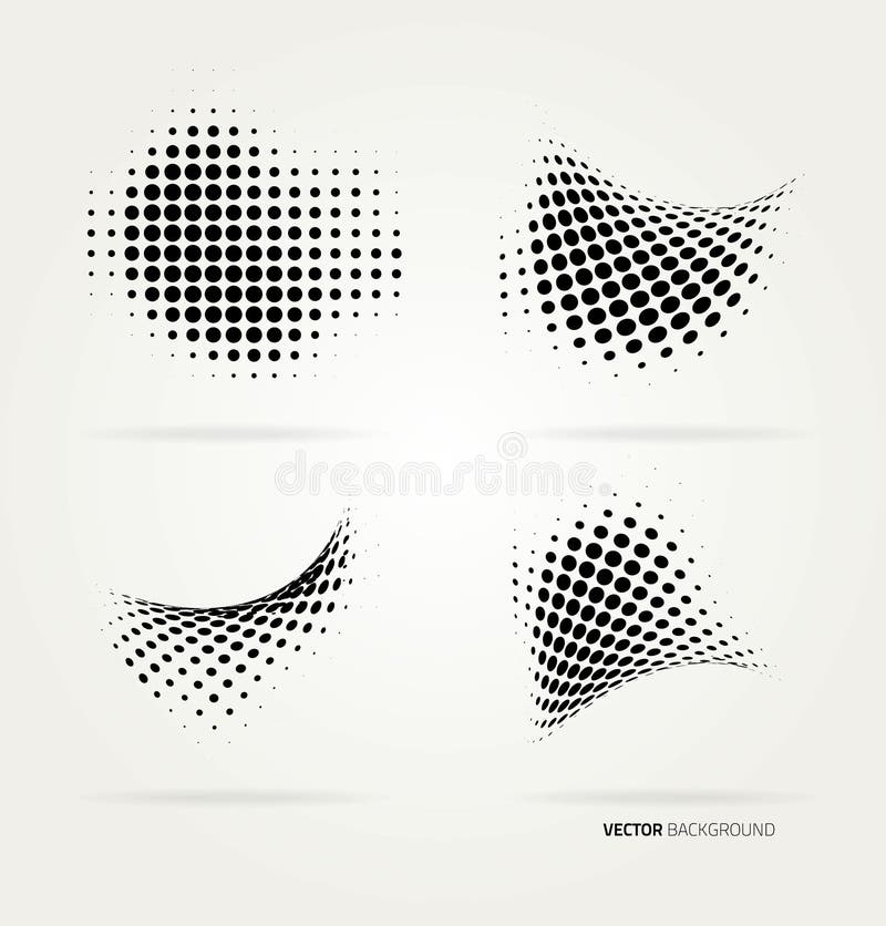 Vector halftone dots. stock vector. Illustration of backdrop - 107266980
