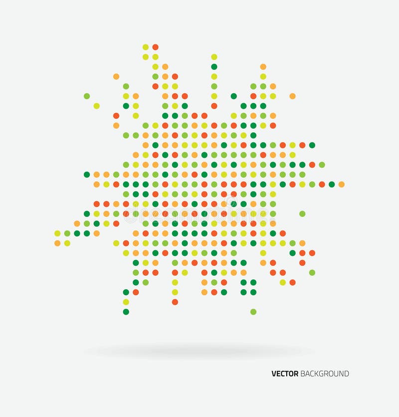 Vector halftone dots. stock vector. Illustration of circle - 45773643