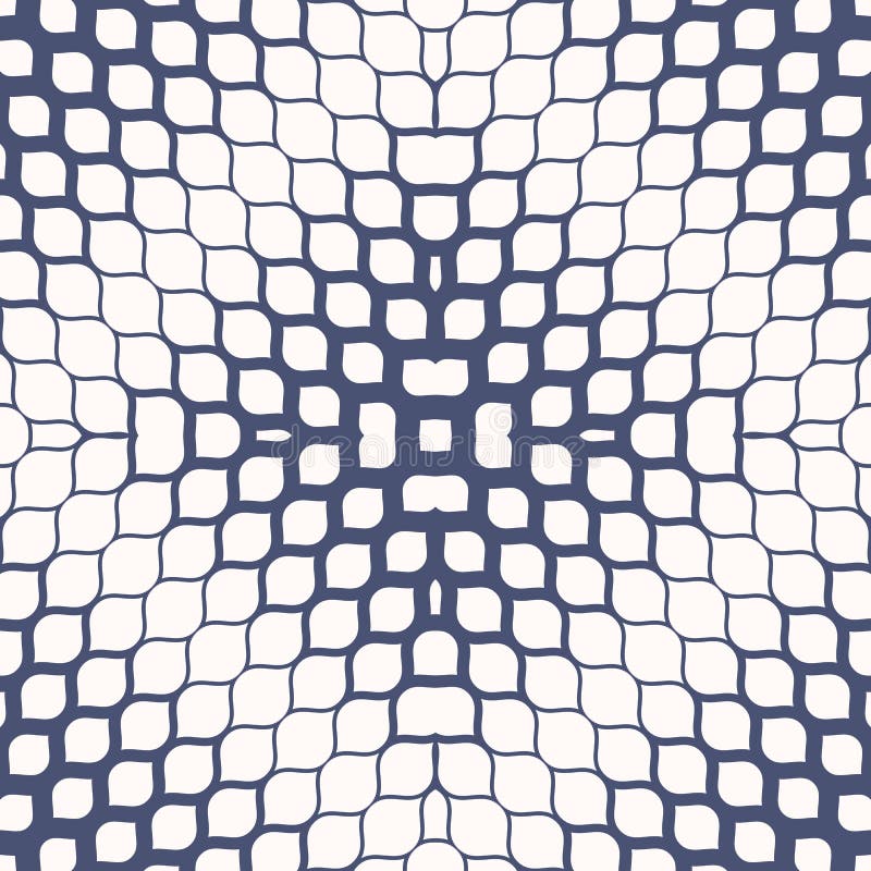 Vector Halftone Mesh Texture. Blue and White Abstract Geometric ...