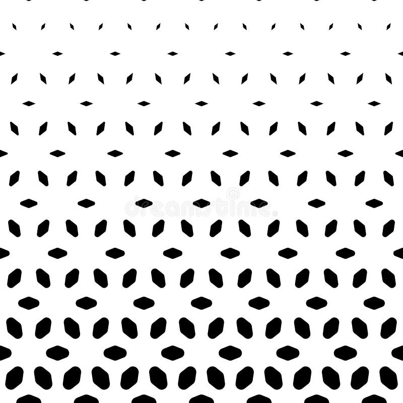 Vector Halftone Pattern. Vertical Falling Shapes, Rhombuses. Stock ...