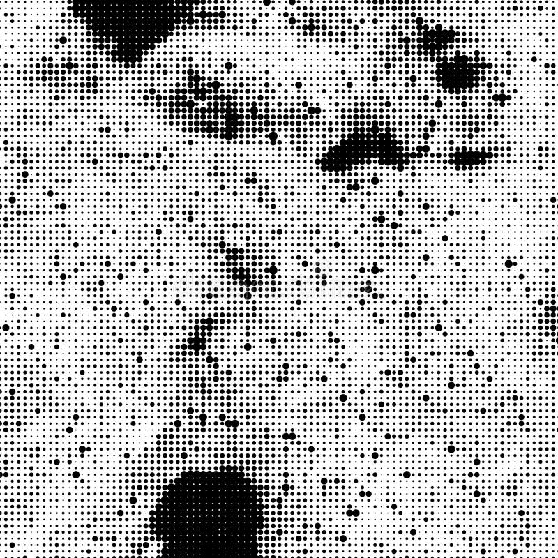 Vector Halftone Pattern. Set of Dots. Dotted Texture on White ...