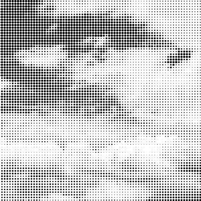 Vector Halftone Pattern. Set of Dots. Dotted Texture on White ...