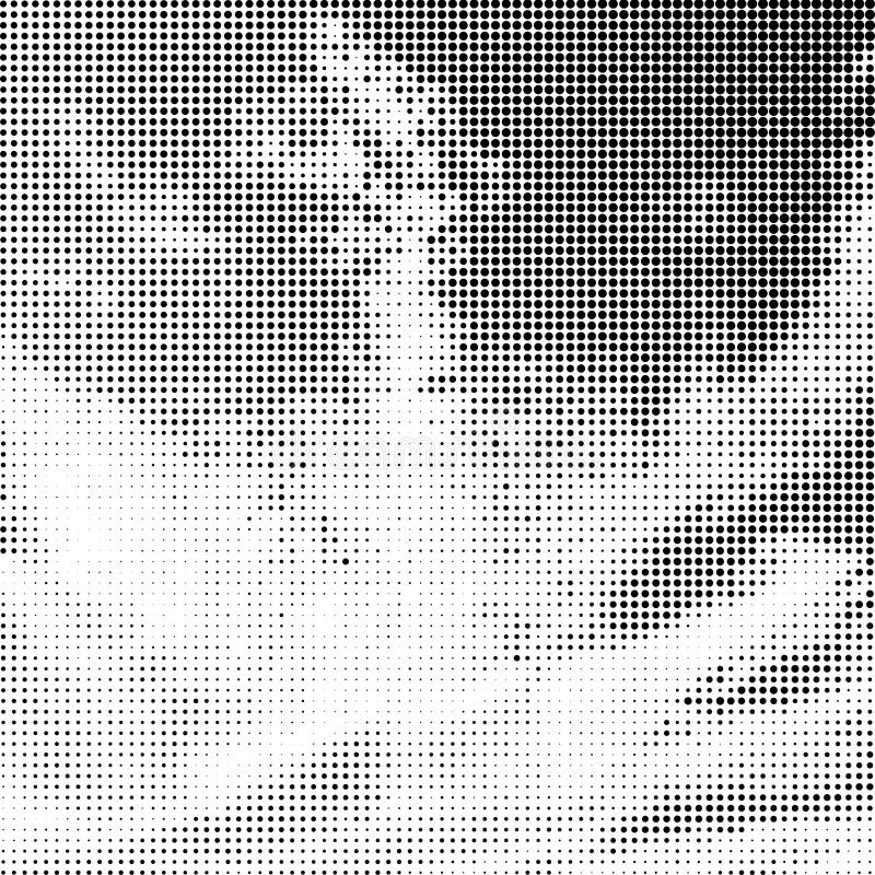 Vector Halftone Pattern. Set of Dots. Dotted Texture on White ...