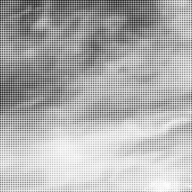 Vector Halftone Pattern. Set of Dots. Dotted Texture on White ...