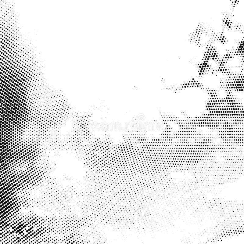 Vector Halftone Pattern. Set of Dots. Dotted Texture on White ...