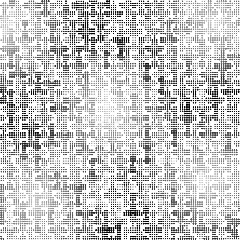 Vector Halftone Pattern. Set of Dots. Dotted Texture on White ...