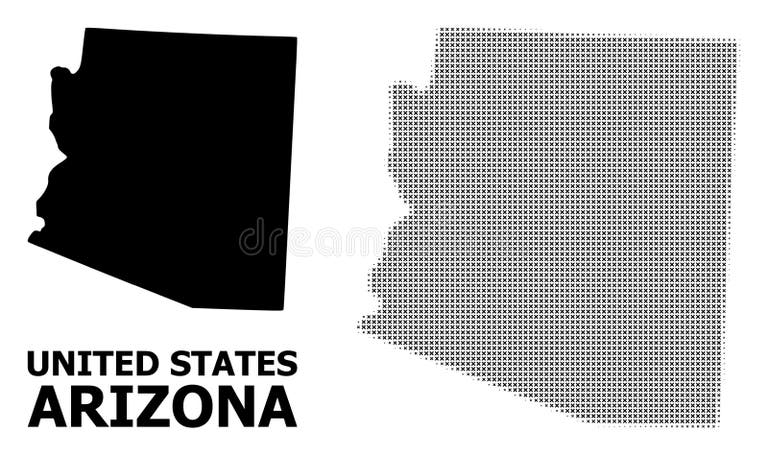 Arizona Vector Map State Stock Illustrations – 4,043 Arizona Vector Map ...