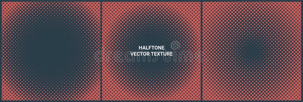 Vector Halftone Pattern Texture Gradient Screen Background. Half Tone Dot Texture Gradation ...