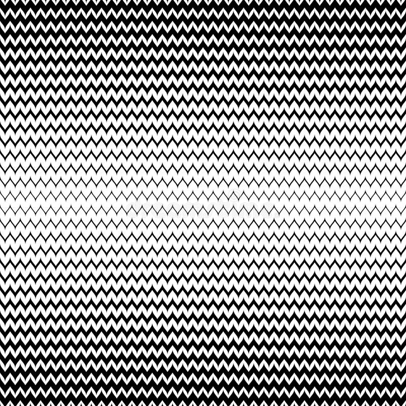 Vector Halftone Seamless Pattern. Black & White Zig Zag Lines Texture ... Vector Halftone Seamless Pattern. Black & White Zig Zag Lines Texture ...