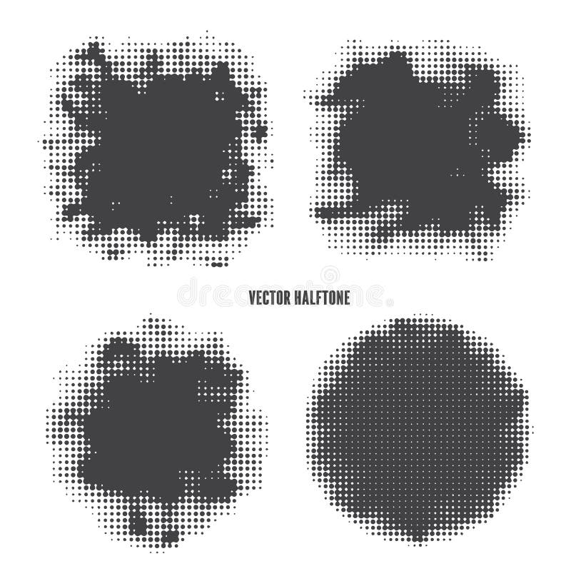 Halftone Spot Grunge Background Stock Vector - Illustration of abstract ...