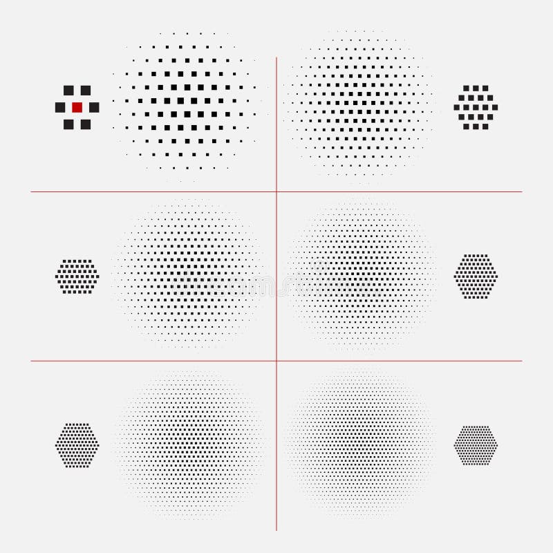 Vector Halftone Texture. stock vector. Illustration of graphic - 125581379