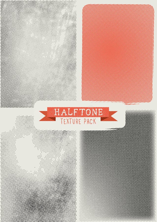 Vector Halftone Texture Pack Stock Vector - Illustration of object ...