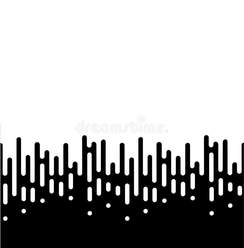Vector Halftone Transition Abstract Wallpaper Pattern. Seamless Black ...